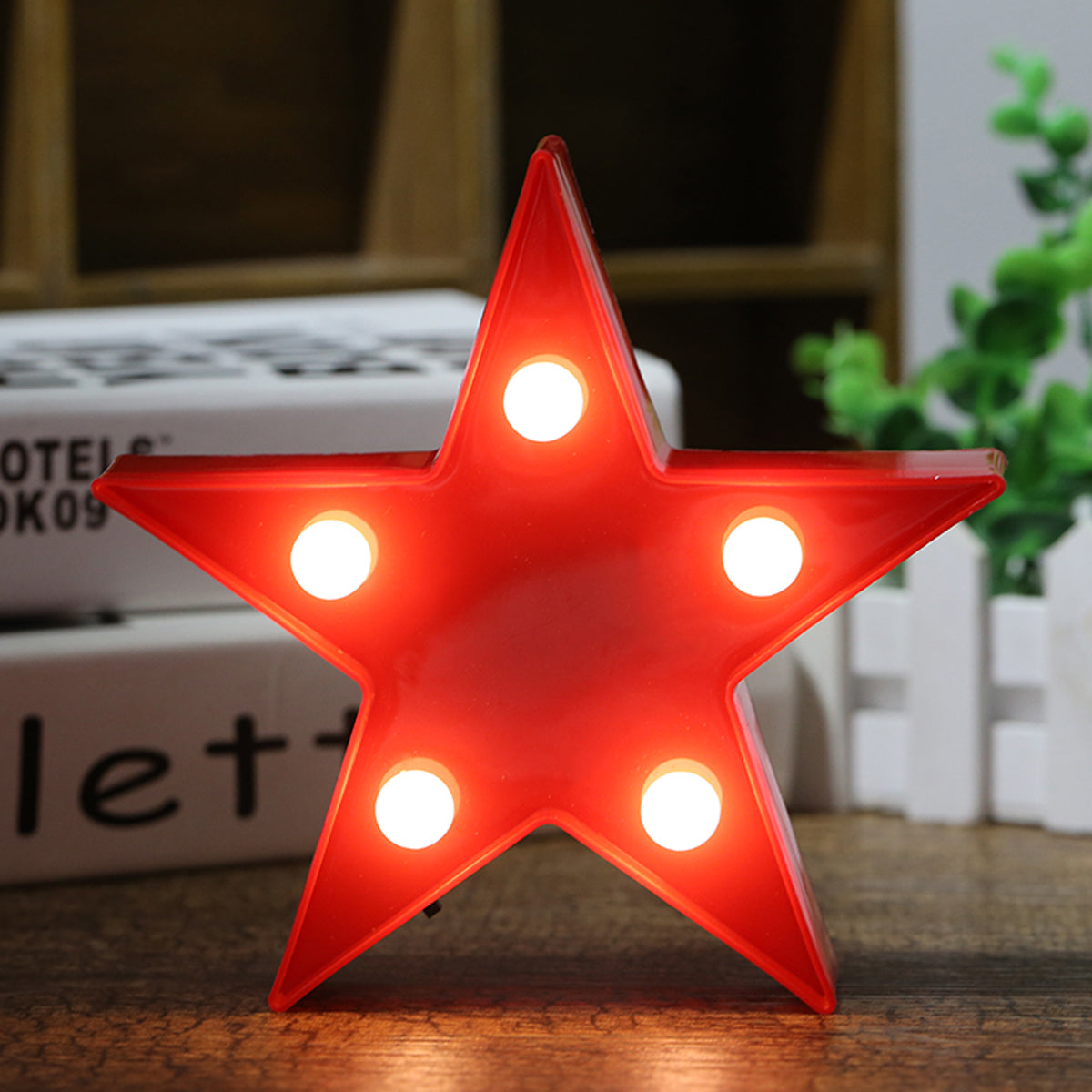 Marquee Light Star Shaped Red Color (Pack of 1)